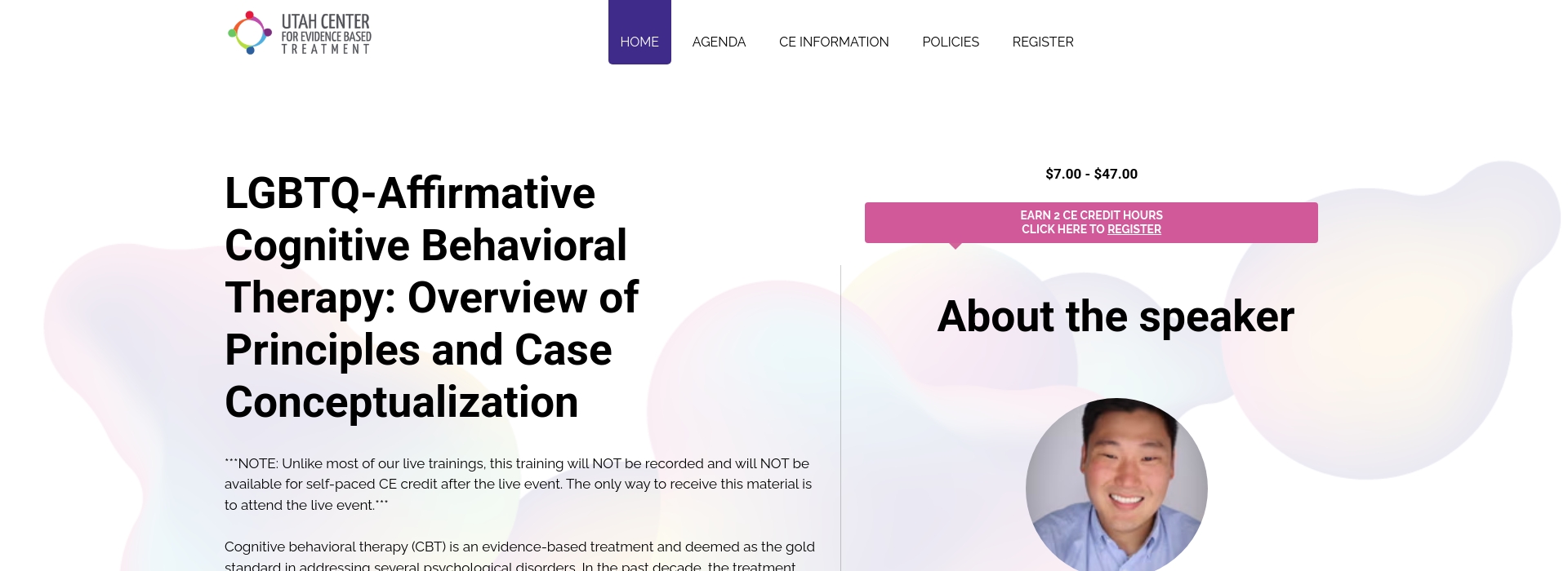 LGBTQ-Affirmative Cognitive Behavioral Therapy: Overview of Principles ...